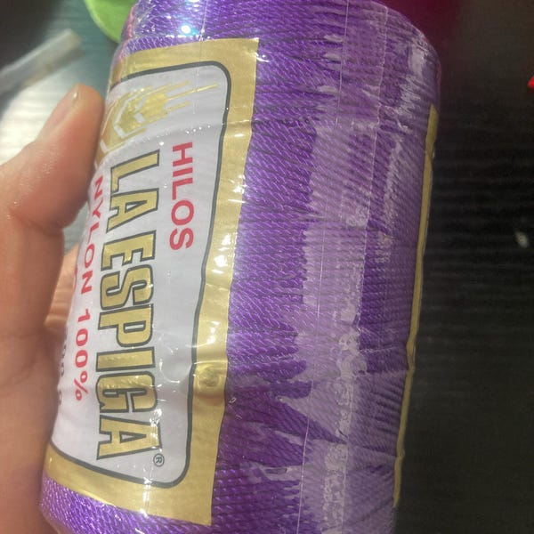 La Espiga No.9 - 100% Nylon Omega, Crochet Thread, Thread for Crafts ...