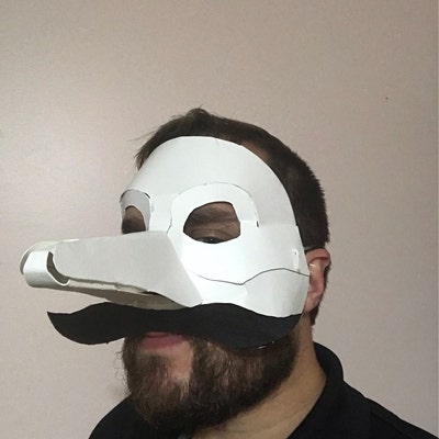 Commedia Dell Arte Mask Set, 3D Papercraft Mask Template, Italian ...