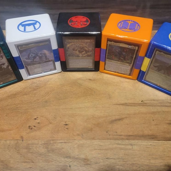MTG EDH Commander Deck Box W/ Toploader Slot for Stanley Tool Box ...