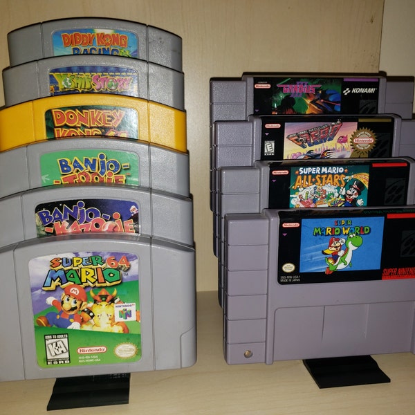 4-pack of Retro Game Stands (display 24 Games!) - Etsy