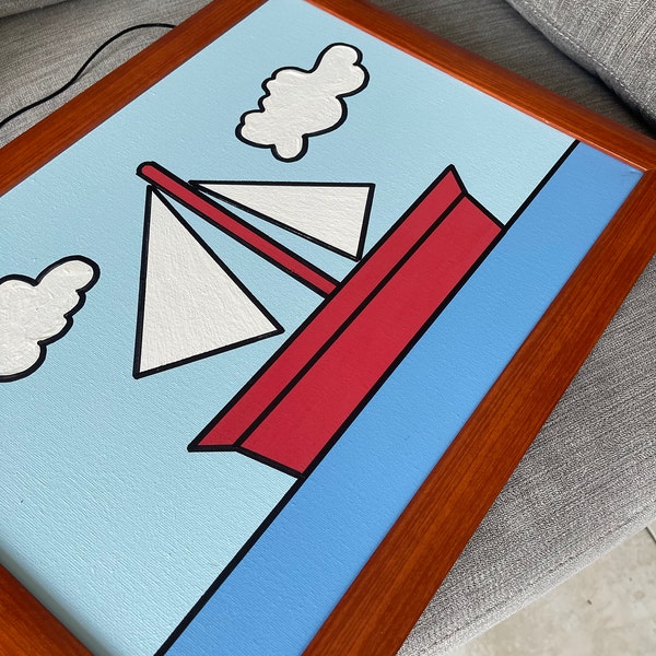 The Simpsons Living Room Boat Picture. - Etsy Australia