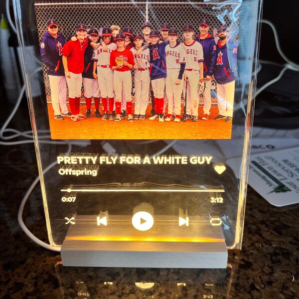 Music Plaques, Personalized Plaque, Photo Plaque, Music Photo Frame ...