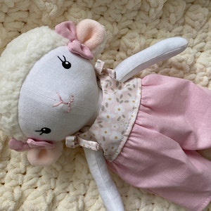 Lamb Sewing Pattern PDF Make a Cloth Lamb Doll / Stuffed Animal Toy and Clothes for Easter ...