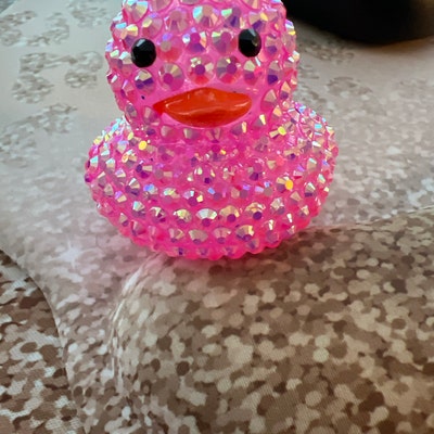 Light Pink Rhinestone Gem Bling Rubber Ducks Cruising Duck, Jeep Duck ...
