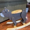 Cow Rocker Wooden Rocking Horse for Toddler Rocker Ride on Toy Baby ...