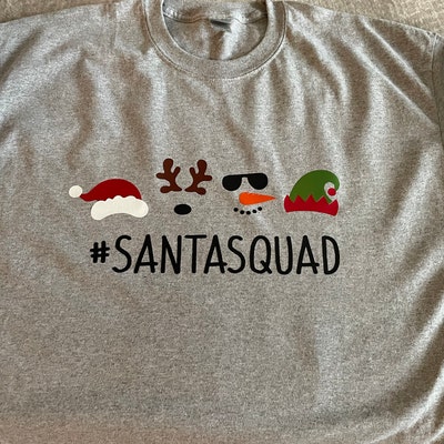 Santa Squad Svg, Christmas Svg, Kids Christmas Svg, Elf, Santa Hat Svg ...
