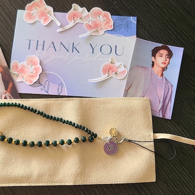 Jimin Face Collection Beaded Accessories Phone Charms Bracelets - Etsy