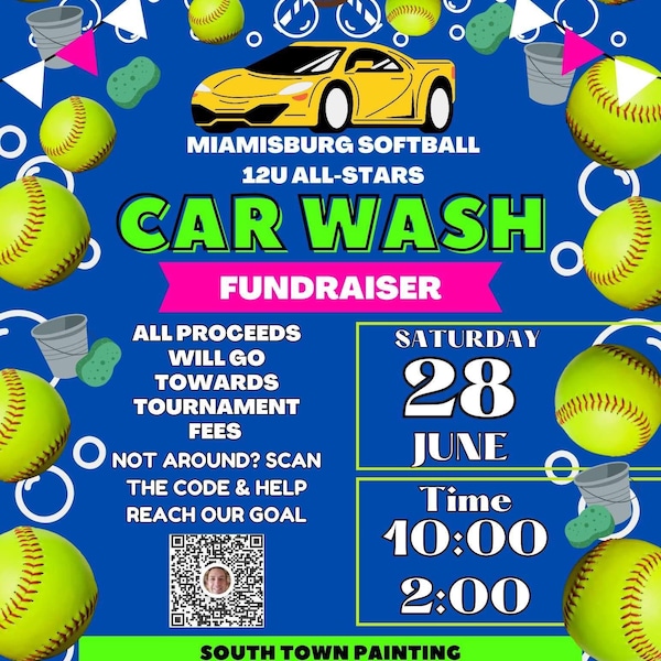Cheerleader Car Wash Fundraiser Flyer, Editable Cheer Car Wash ...