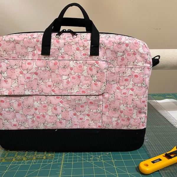 15" Laptop Bag PDF Sewing Pattern With Youtube Video Tutorial, Fabric ...