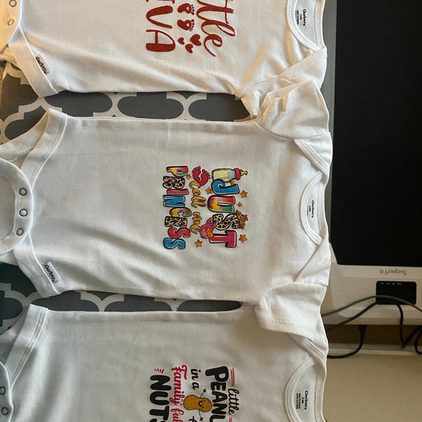 Princess Baby DTF Transfer: Colorful Iron-on Shirt Design - Etsy