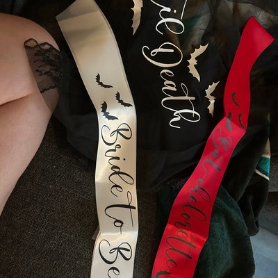Mummy to Be Gothic Sash, Mom to Be Emo Sash, Custom Alternative Sash ...
