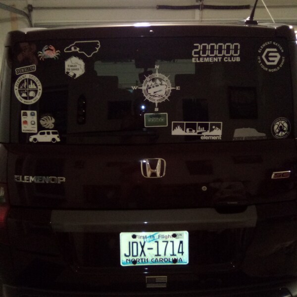 Element Vinyl Decal, Compass Decal, Mountain Decal, Car Decal, Outdoor ...