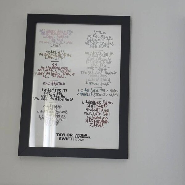 P!NK - 2024 UK Tour Concert Setlist Print - Etsy UK