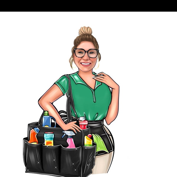 Beauty Salon Logo,custom Cartoon Portrait Logo for Your Business ...