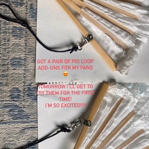 Fan Poi Loops Pair. Upgrade to Use Fans as Fanvoi /poi Add to Lunarwear ...