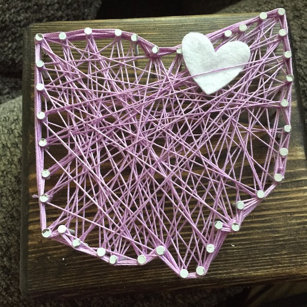 DIY Ohio String Art Kit - Etsy