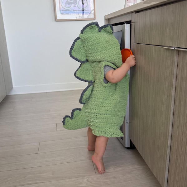 KIDS' Dinosaur Vest Crochet Pattern | 0 to 5 Years | Pattern is in ...