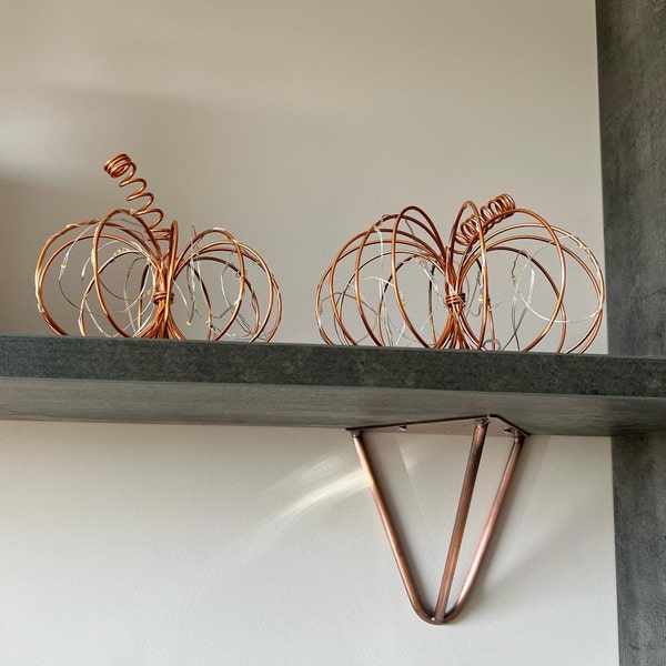 Wire Pumpkin Decor With Lights, Halloween Decorations, Pumpkin Decor ...