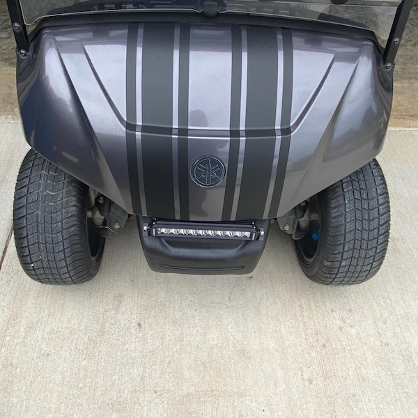 Golf Cart Vinyl Decal Graphics - Right & Left Sides 2-color Vinyl ...