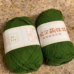 3-ply 100% Cotton Lace Yarn in Size 3 50 Grams/170 M, Lace Yarn for ...