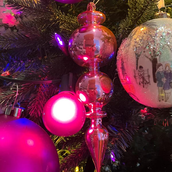 Set of 6 Mercury Glass Finials, Hand Blown Glass Christmas Ornaments - Etsy