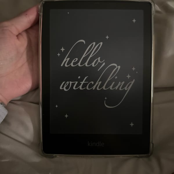 Full Screen EPUB Kindle Lock Screen - Emotional Support Kindle (kindle ...