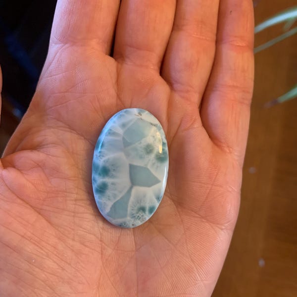 Beautiful Blue Color Larimar Gemstone, Top Grade Quality Natural ...