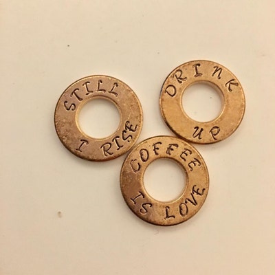 Bronze Washers, 2 Word, Metal Stamping Blanks, Bronze Metal, Jewelry ...