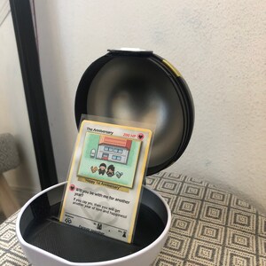 Pokemon Poke Ball Card Holder upcycled 3D Printed Mounts & - Etsy