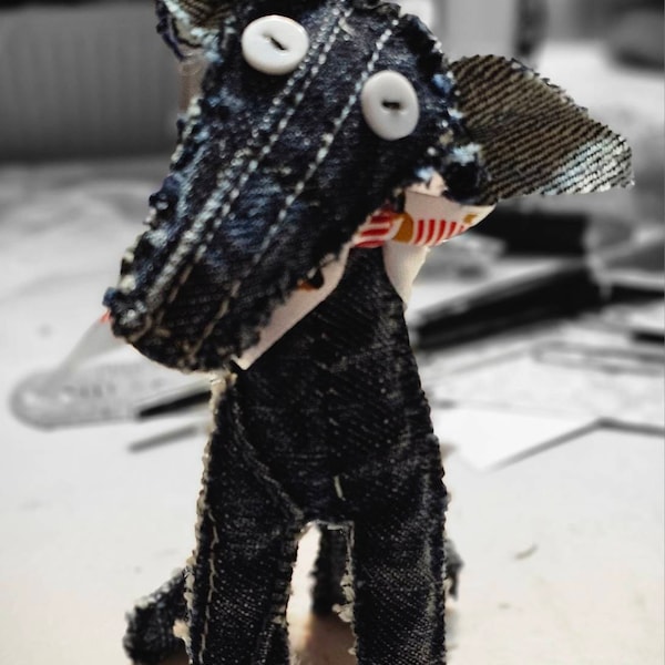 UPCYCLED DENIM CAT Pdf Digital File Tutorial Make a Cute Kitten Home ...