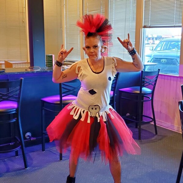 Ready to Ship Queen Barb Princess Rock Costume Troll Skull Belt World ...