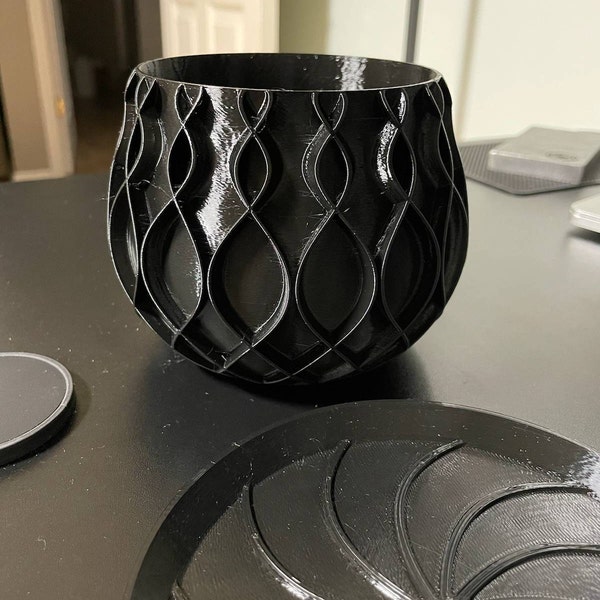 Plant Pot STL 3D Print File Model "bellvere" for Planters and Big Plant ...