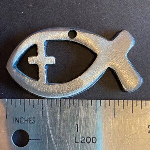 Jesus Fish Belt Buckle by WATTO Distinctive Metal Wear/ - Etsy