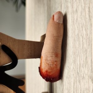 Bloody Severed Finger. Halloween Decoration, Creepy Gift, Pranks or ...