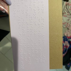 Braille Sticker Label - Etsy