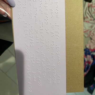 Braille Sticker Label - Etsy