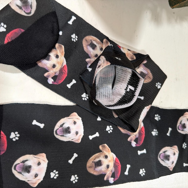 Custom Pet Socks, Put Your Cute Dog on Socks, Dog Lovers Gift, Funny ...