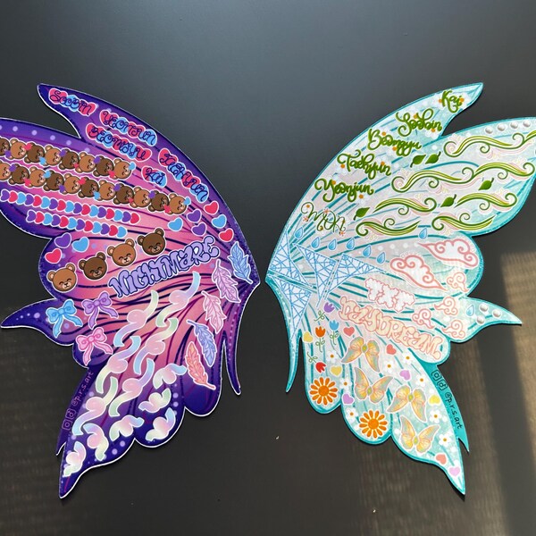 Light and Dark TXT Inspired Sticker Sheets - Etsy