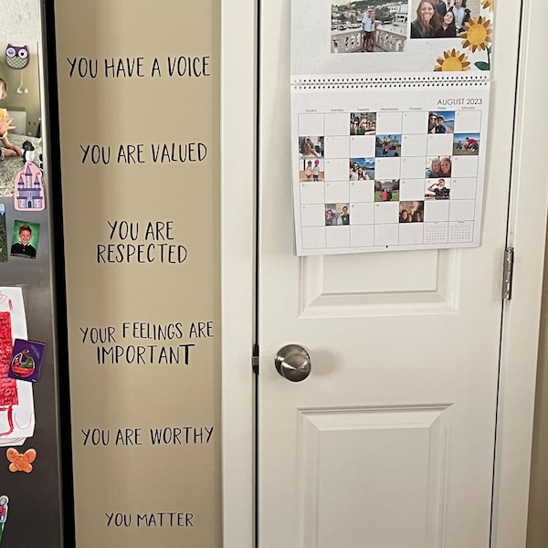 In This Room You Are Loved Wall Decal - Rainbow Classroom Art - Etsy