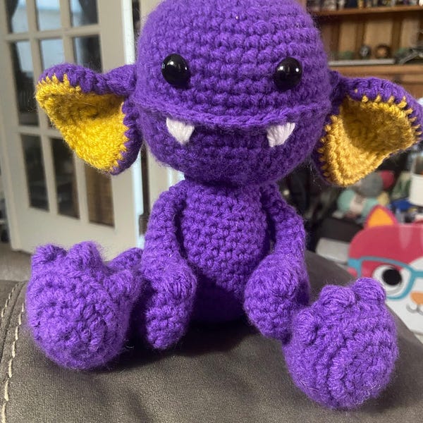 The Goblin Thing Crochet Pattern Pdf Mythical Creatures Crochet ...