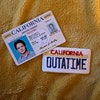 Marty Mcfly ID CARD Back to the Future Michael J Fox License Prop Mc ...