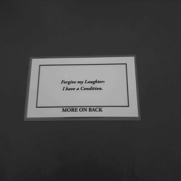 Joker Medical Condition Card - Prop Replica Cosplay Joaquin Phoenix ...