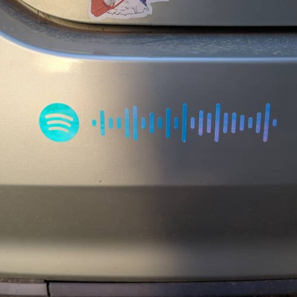 Custom Spotify Song Code Vinyl Decal - Song Code Sticker - Music Code ...