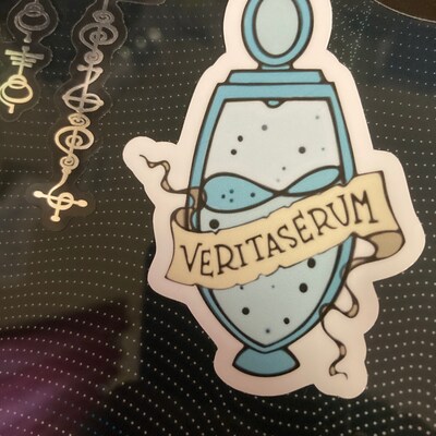 Veritaserum Potion Vinyl Sticker Potions Potion Master - Etsy