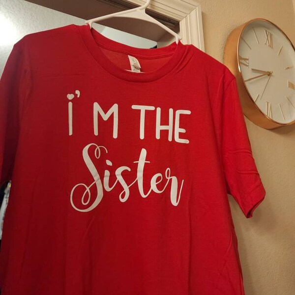 Crazy Sister Shirts, Back off I Have A Crazy Sister, Sister Gift, Matching Sister T Shirts, Best ...