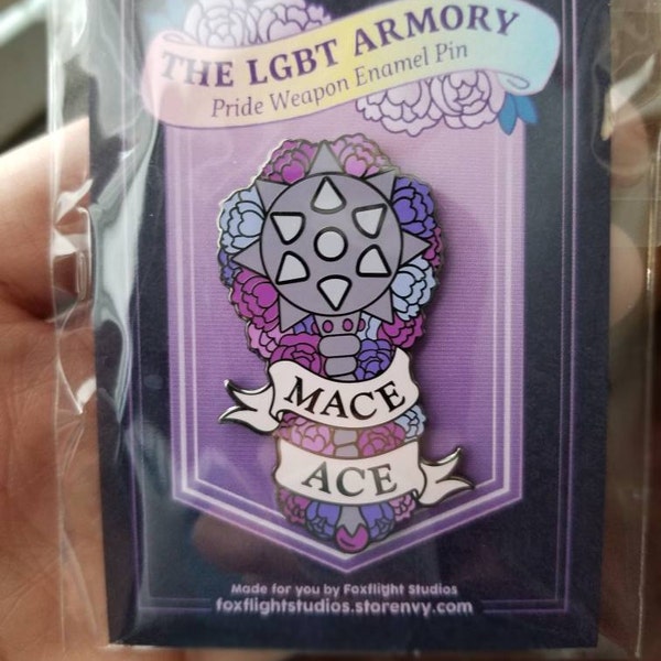 Mace Ace Enamel Pin - Etsy