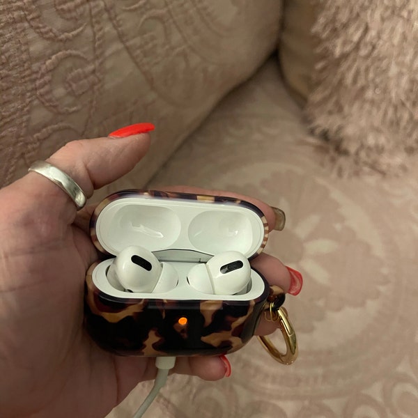 Tortoise Print AirPod Case Classic Tort Airpods Pro Hard Cover Air Pod ...
