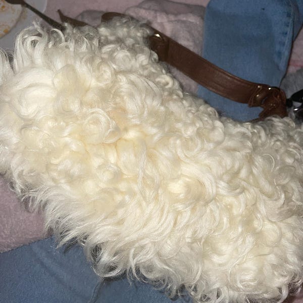Natural Sheepskin Tanned Handmade Sheepskin.curly Sheepskin.genuine ...