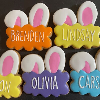 Nancy Bunny Plaque Cookie Cutter - Etsy