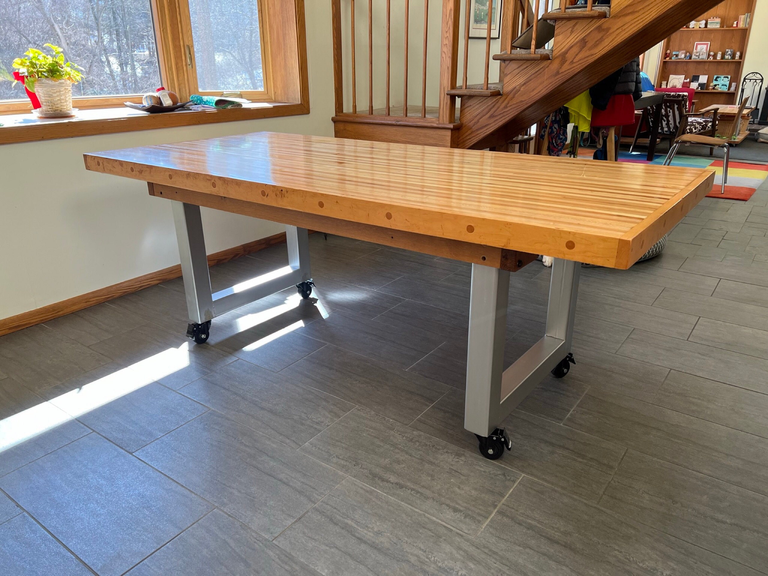 Metal Table Base Wheels, Metal Table Legs, Heavy Duty Table Base ...